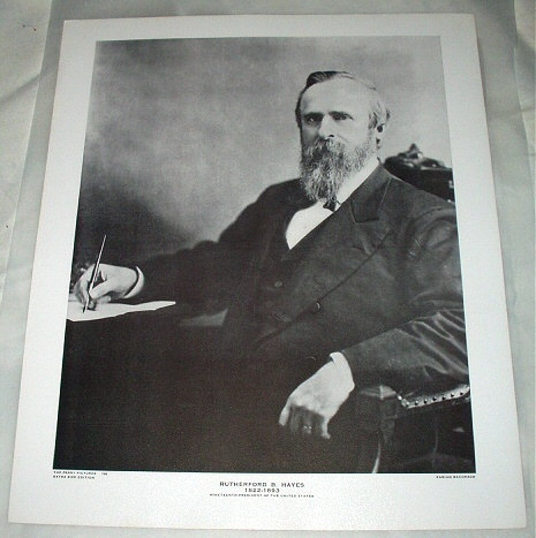 Rutherford B Hayes 19th (nineteenth) President of the United States of ...