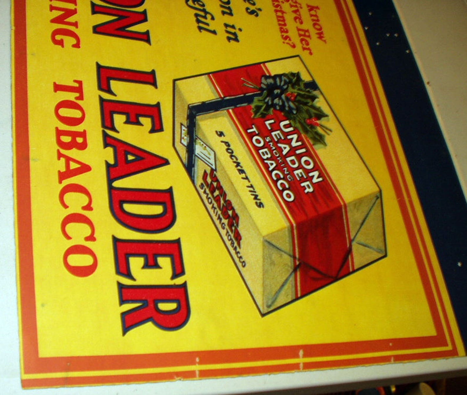 Union Leader Smoking Tobacco Advertising Large Poster Board - Etsy