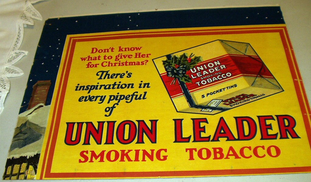 Union Leader Smoking Tobacco Advertising Large Poster Board - Etsy