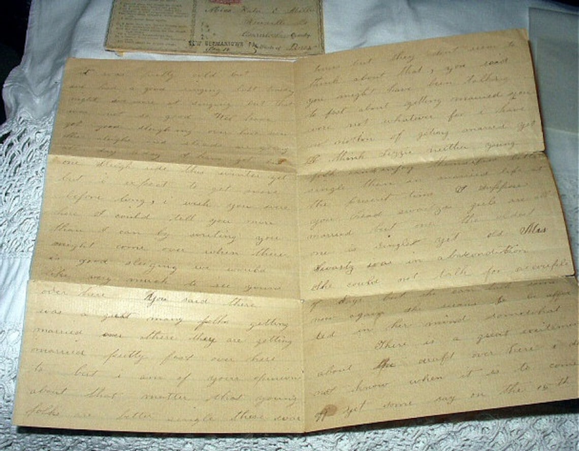 Civil War 1864 Letter Union Military Soldier Writing Home - Etsy