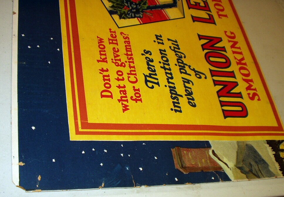 Union Leader Smoking Tobacco Advertising Large Poster Board - Etsy