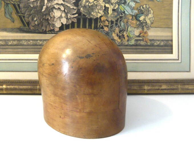 Wooden Hat Block Hat Stand Hat Form Home Decor Industrial Decor ...