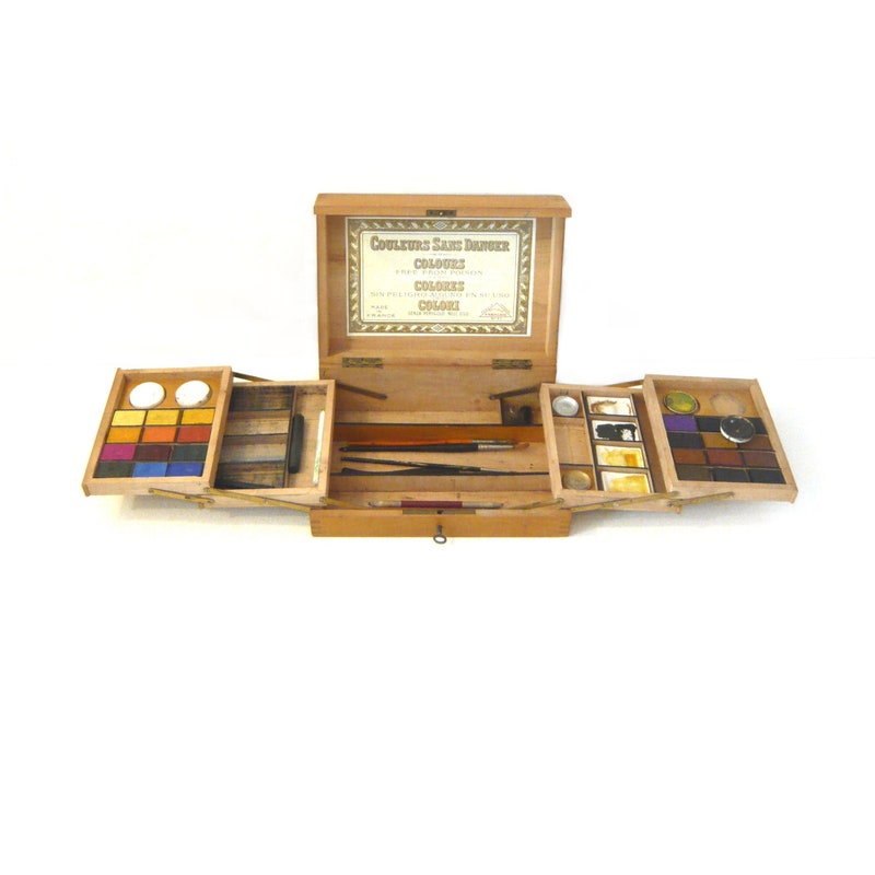 Watercolor Paint Box - Etsy