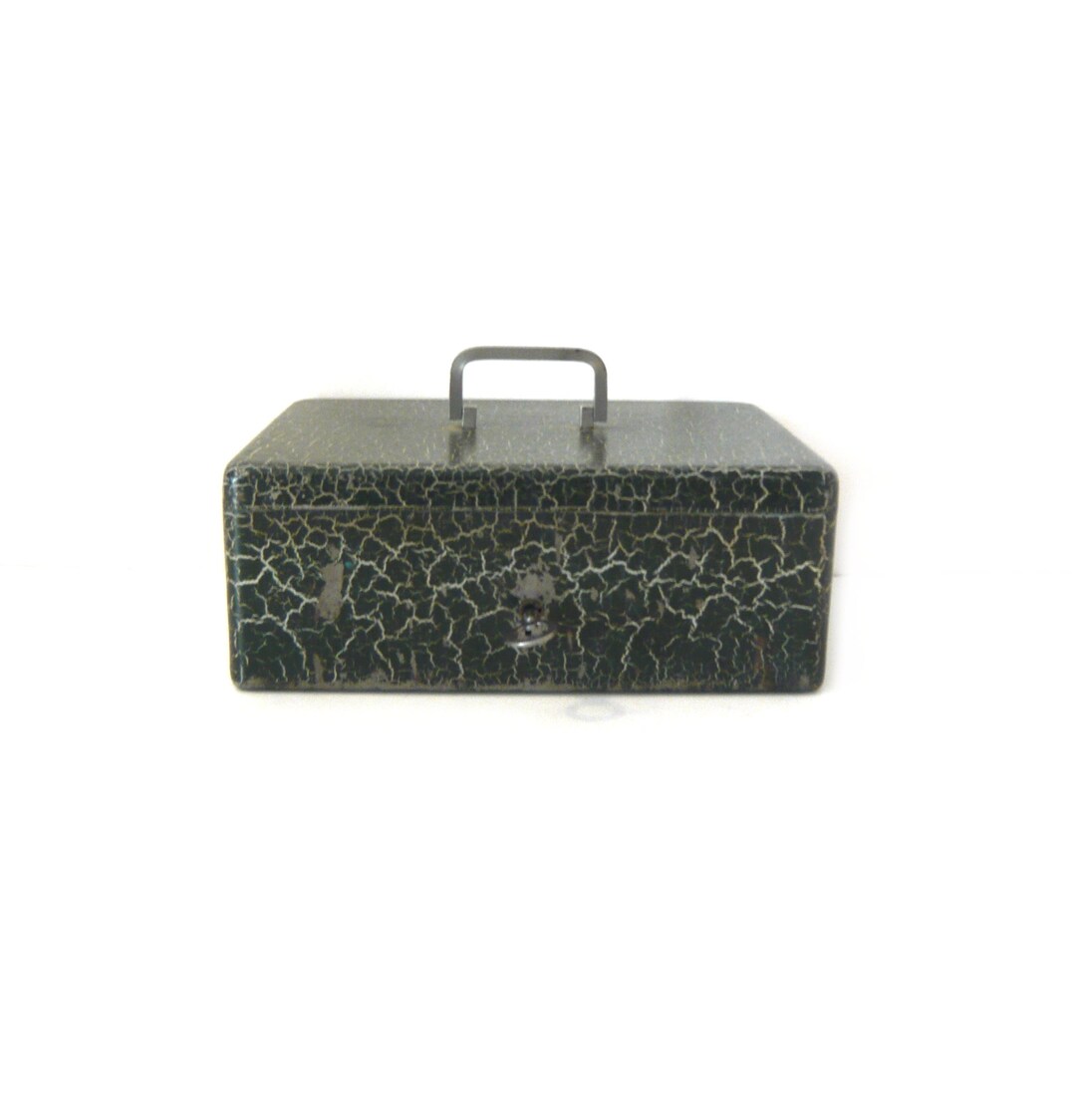 Antique Box With Key 1930s Chest Box With Its Key Money Box With Key ...