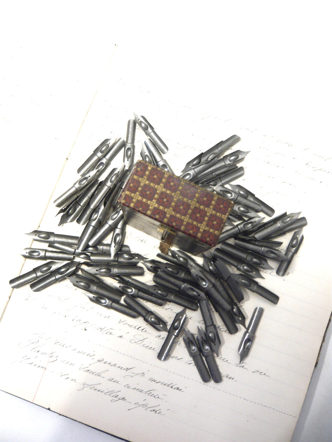 19th Complete Pen Nibs Box Sir Josiah Mason Pen Nibs in Their Original ...