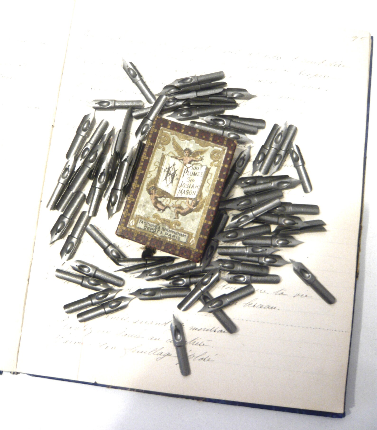 19th Complete Pen Nibs Box Sir Josiah Mason Pen Nibs in Their Original ...