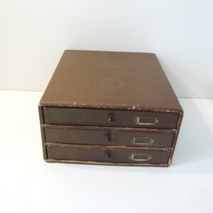 Haberdashery Drawer Sewing Box Sewing Drawer Box 1950s Sewing Organizer ...