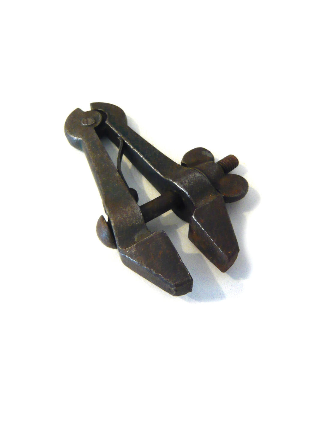Antique Hand Vice Small Clamping Vice Old Tools Forged Steel Hand Vice ...