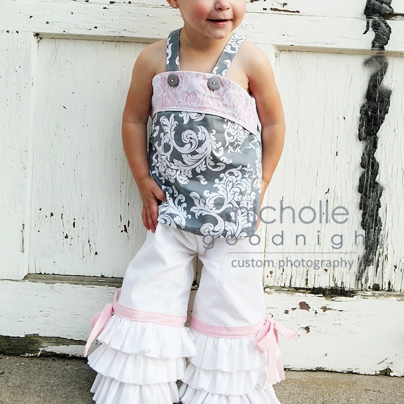 Womens Ruffle Pants - Etsy