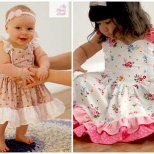 Dreamweaver Girls' Flutter Sleeve Princess Dress Instant Download PDF ...