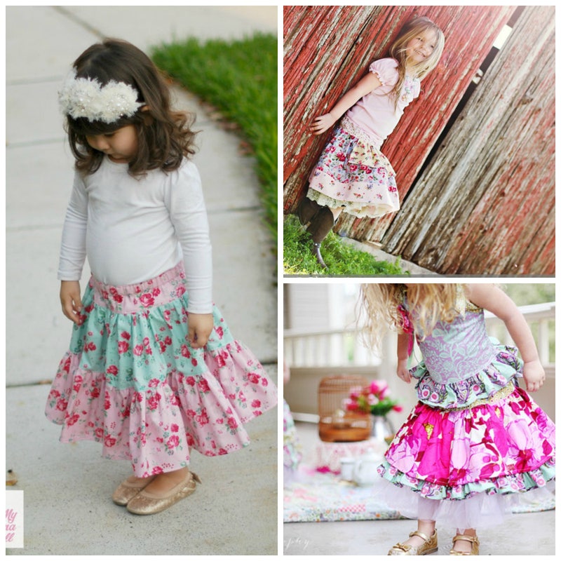 Girls Circle Skirt - Etsy