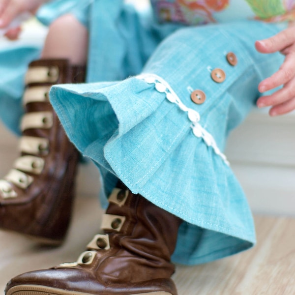 Girls Ruffle Pants - Etsy