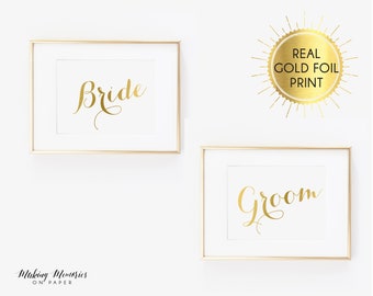 Bride and groom sign | Etsy