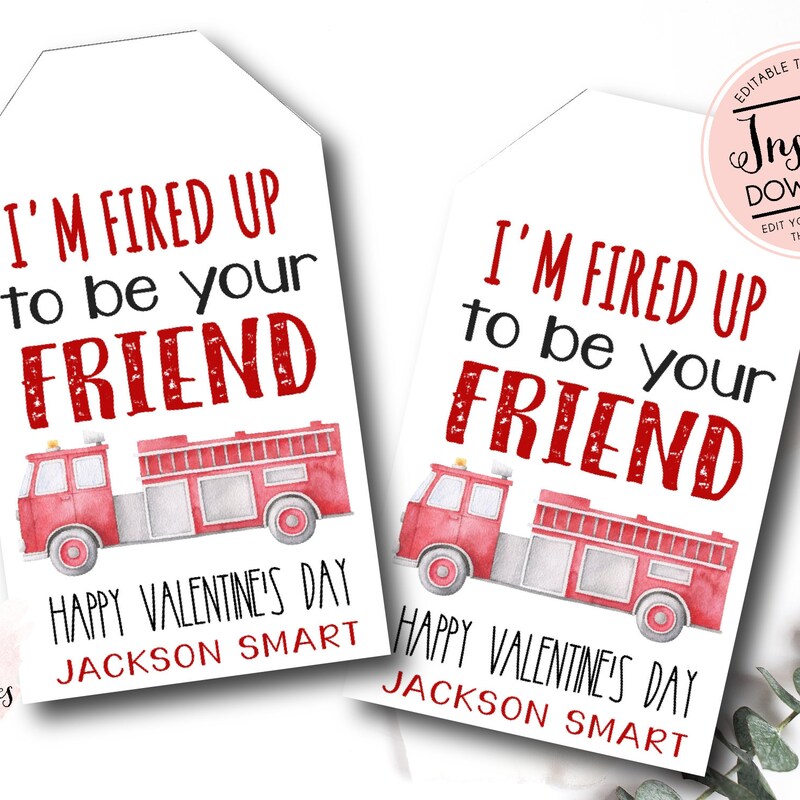 Fireman Valentine - Etsy