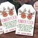 Reindeer Poop Favor Tag, Christmas Treat Bag, Reindeer Poop School Gift ...