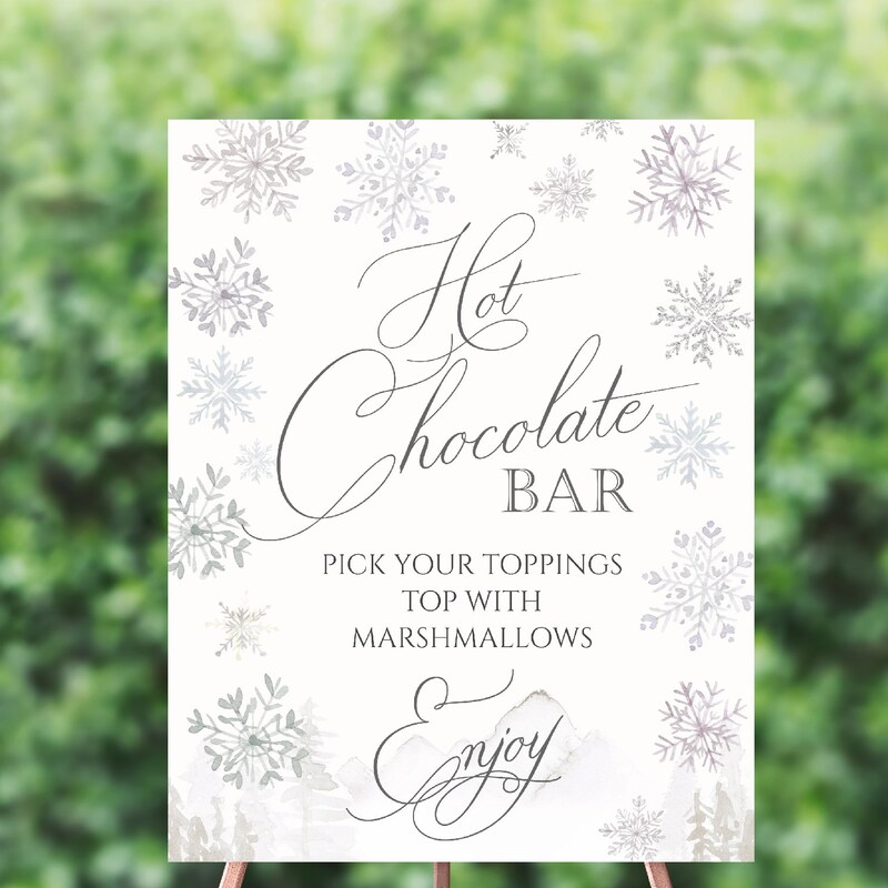Hot Chocolate Sign - Etsy