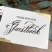 Deckled Edge Wedding Cards and Gifts Sign, Gold Leaf Cards and Gifts ...