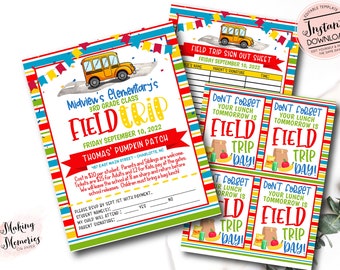 Field Trip Form - Etsy