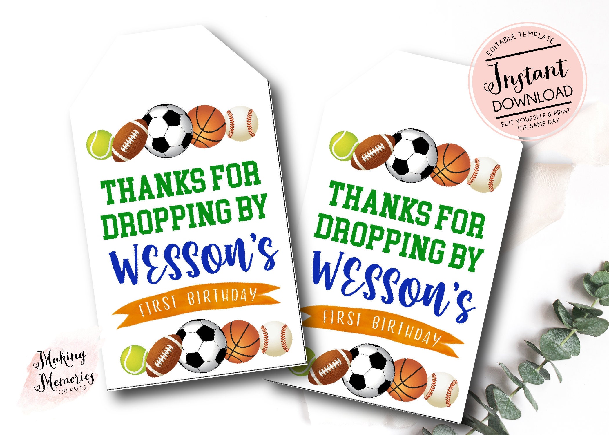 Editable All-star Sports Birthday Printable Invitation Sports | Etsy