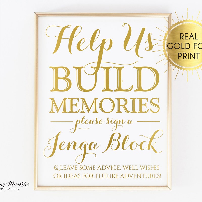 Sign a Jenga Piece - Etsy