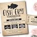 Fish Fry Fundraiser Flyer, Editable Fish Fry Fundraiser Invitation, Pto ...