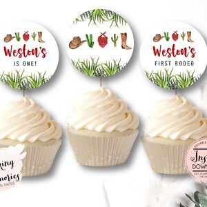 Cowboy Water Bottle Labels, Western Water Labels, Rodeo Water Labels ...