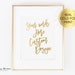 Real Foil Print, Wedding Sign, Wall Art, Custom Sign, Your Words, Gold ...
