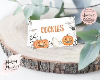 Halloween Tent Cards | Etsy