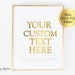 Real Foil Print Custom Design Custom Foil Sign Custom Foil - Etsy