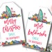 Tropical Christmas Invitation, Hawaiian Santa Christmas Invite ...