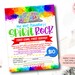 Spirit Rock Fundraiser Flyer, Paint the School Rock Flyer, Pto Pta ...