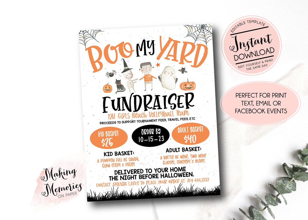 Halloween You've Been Boozed! Boo My Yard Fundraiser, You've Been Booed ...