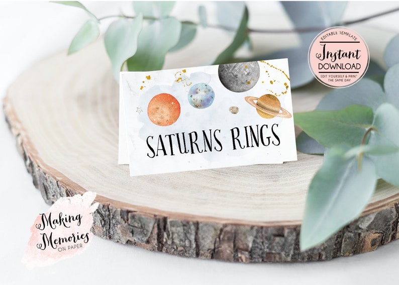 Editable Outer Space Water Bottle Labels First Trip Around - Etsy