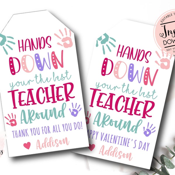 Hands Down Youre the Best Around Printable - Etsy