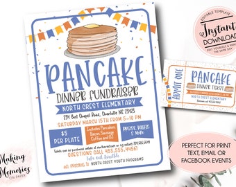 Pancake Breakfast Appreciation Sign Rise and Shine It's - Etsy