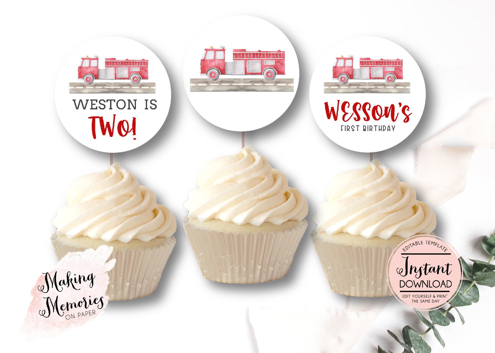 Editable Fire Truck Food Tent Cards Fire Truck Food Label - Etsy