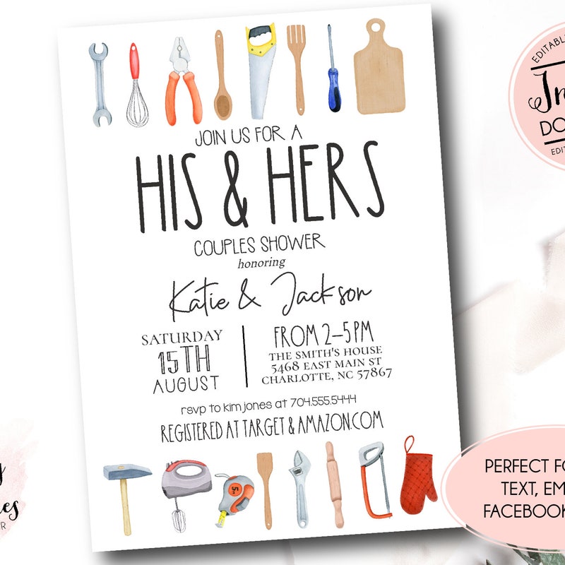 Couple Shower Invitations - Etsy