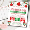 Christmas Wreath Fundraiser Flyer Editable Template, Holiday Wreath ...