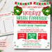 Christmas Wreath Sale Template, Holiday Wreath Fundraiser Flyer ...