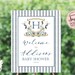 Editable Duck Welcome Sign, Monogram Crest Duck, Mallard Party Welcome ...