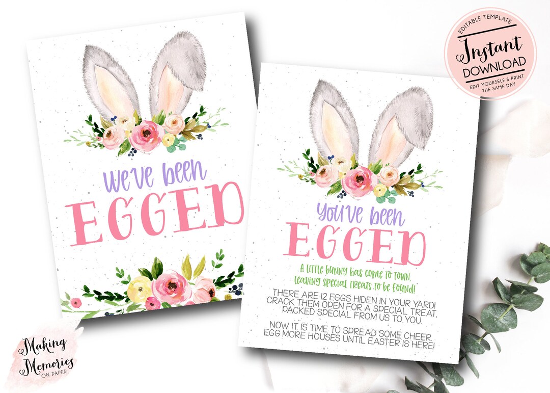 You've Been Egged, We've Been Egged, Egged Easter Game, Neighborhood ...