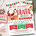 Breakfast With Santa Fundraiser, Breakfast With Santa Flyer Template ...