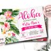Aloha Tropical Instant Download, Invitation, Bridal Shower, 40th 16 ...
