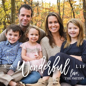 It's a Wonderful Life, Christmas Photo Card, Photo Christmas Card, Text ...