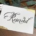Deckled Edge Wedding Cards and Gifts Sign, Gold Leaf Cards and Gifts ...