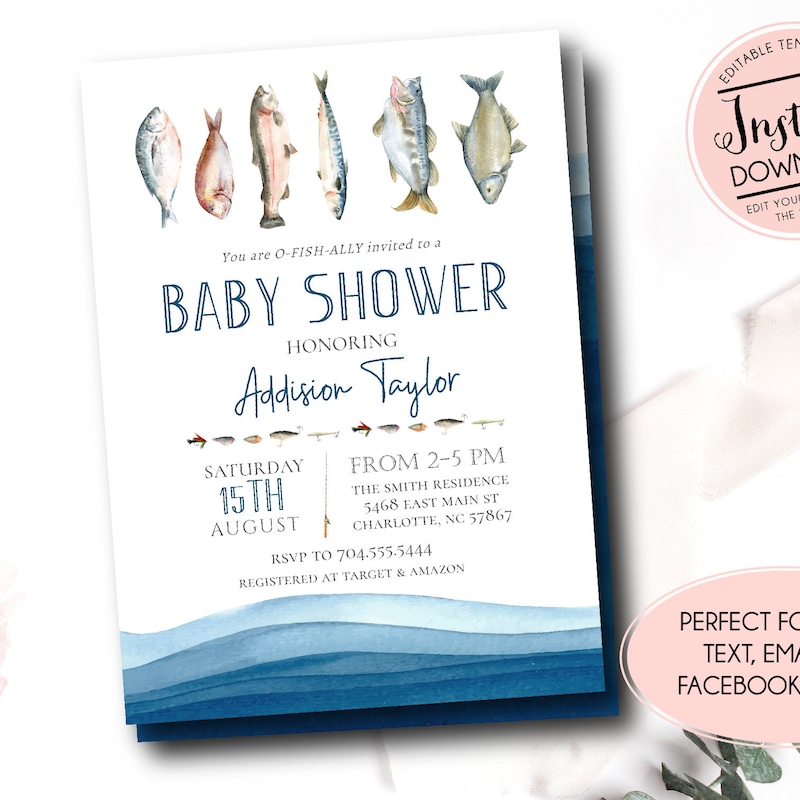 Fish Baby Shower - Etsy