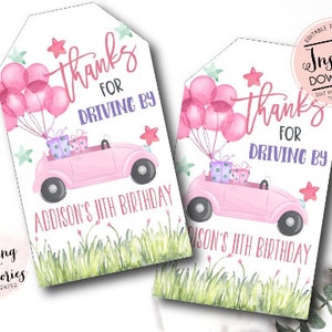 Drive by Birthday Parade Invitation, Girl Parade Birthday, Social ...