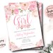 It's a Girl Baby Shower Pink Baby Shower INSTANT - Etsy