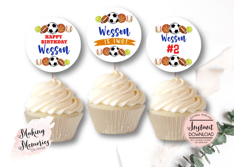 Editable All-star Sports Water Bottle Labels Sports Birthday - Etsy