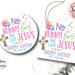 No Bunny Loves You Like Jesus Easter Favor Tag, Church Easter Tag ...
